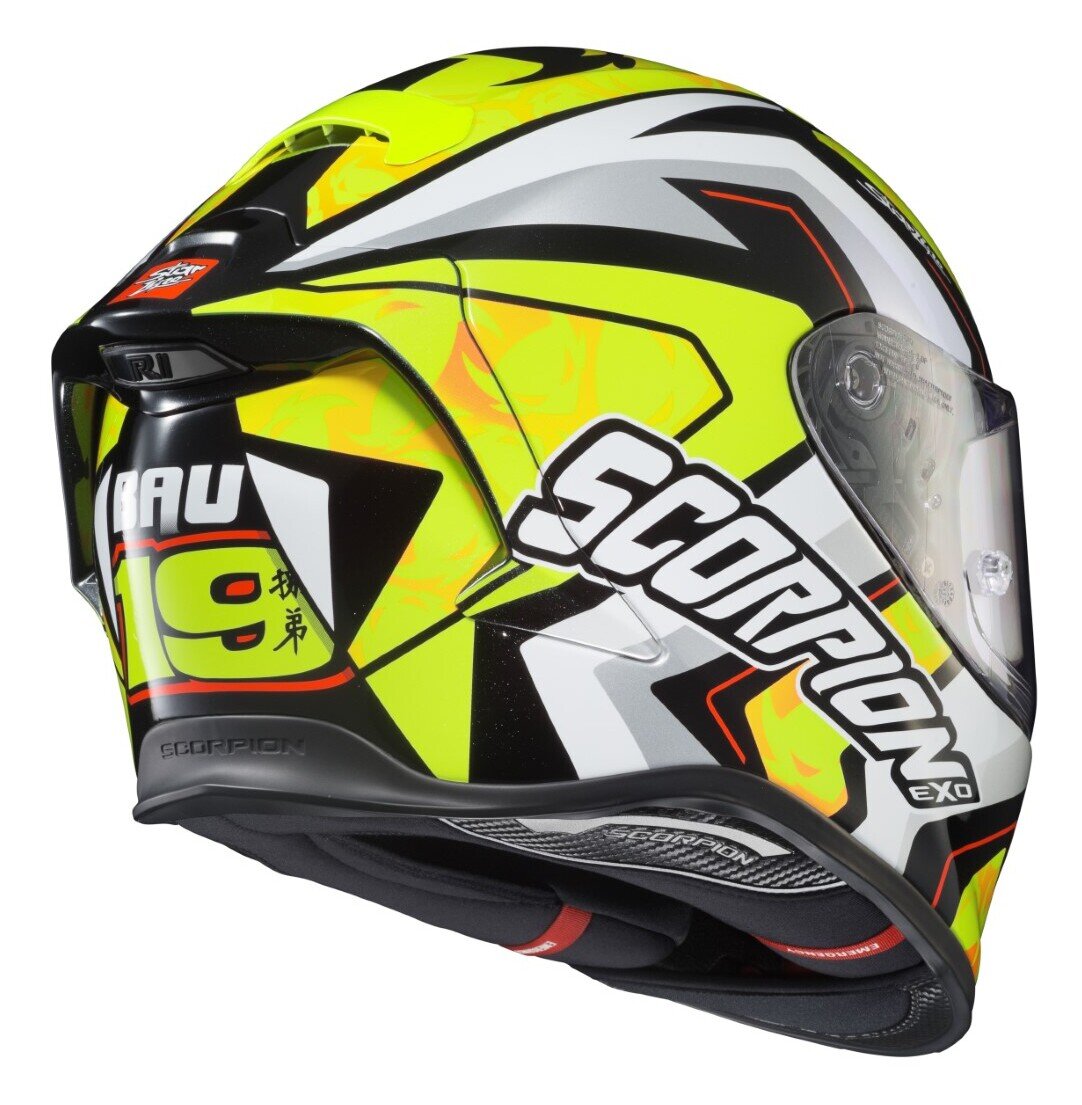 Scorpion EXO-R1 Air Limited Edition Bautista Helmet - Road Motorcycle ...