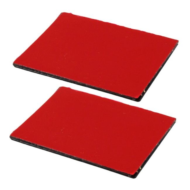 RAM 2-PK STEEL RECTANGLE ADHESIVE PLATES FOR RAM POWER-PLATE ...